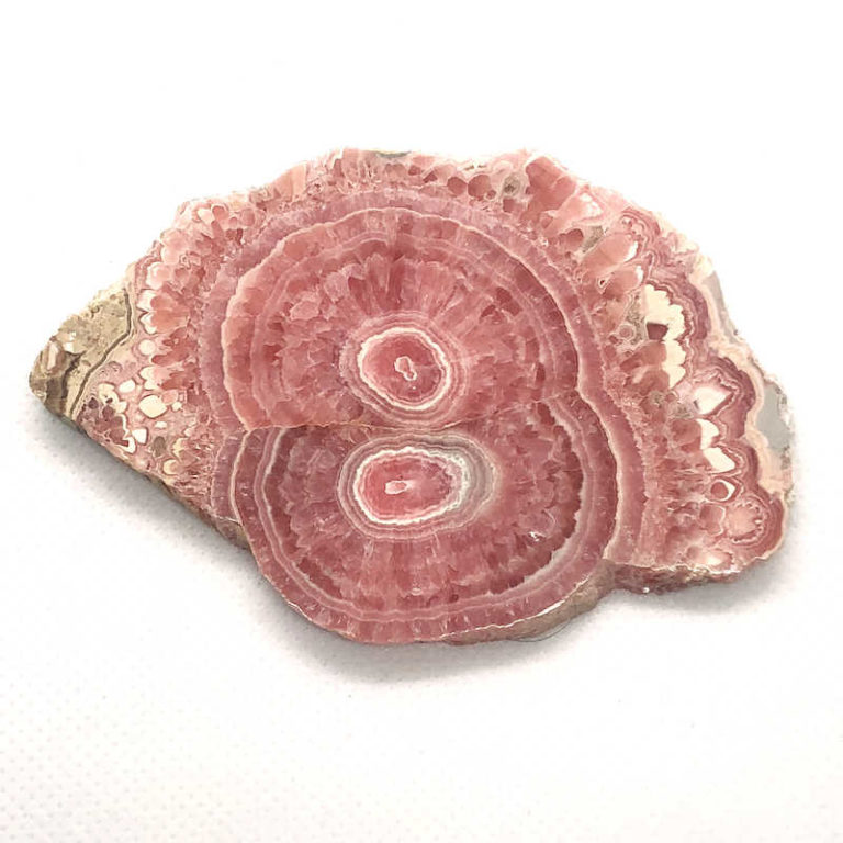 Rhodochrosite Stalactite Slice - Gifts from the Earth | Geologic