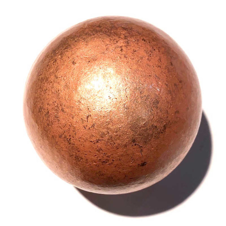 Copper Sphere (Matte) - Gifts from the Earth | Geologic