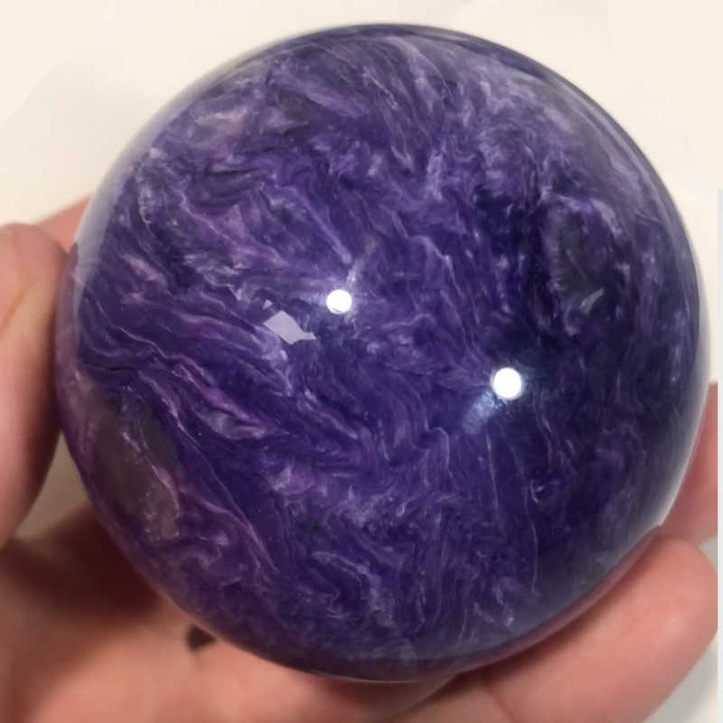 Charoite Sphere 3rd Payment with shipping. - Gifts from the Earth ...