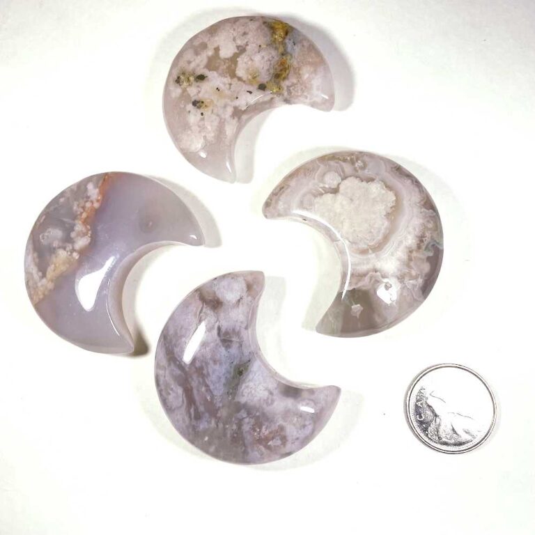 Flower Agate Moon - Gifts from the Earth | Geologic