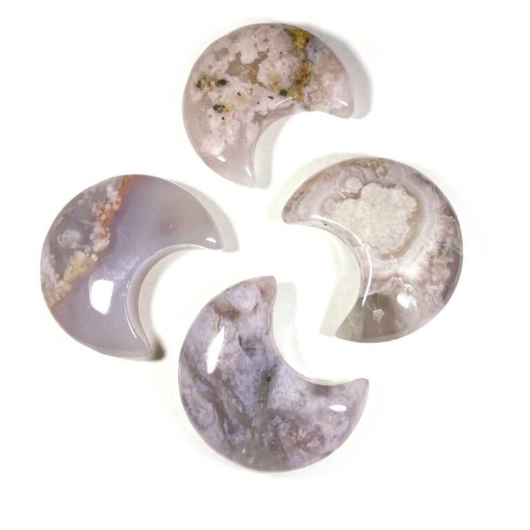 Flower Agate Moon - Gifts from the Earth | Geologic